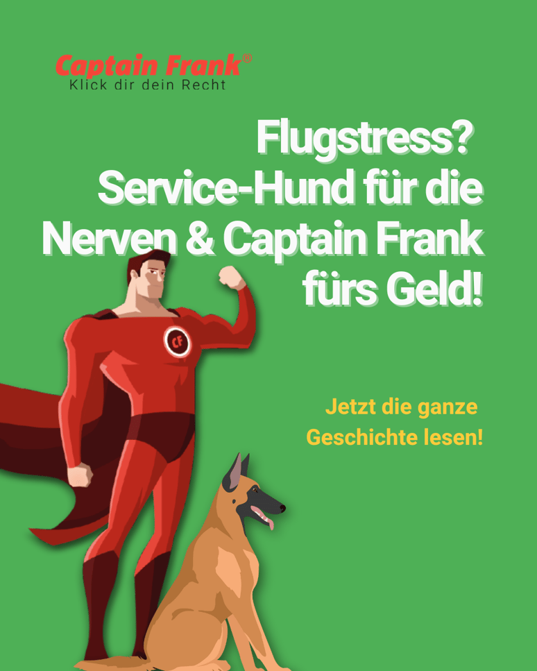 Flugverspätung vom Feinsten – Captain Frank regelt das für dich!